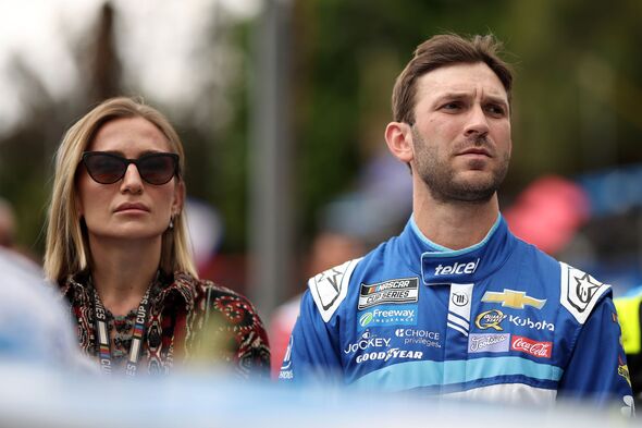 NASCAR star's wife slams reporter after his expletive radio outburst