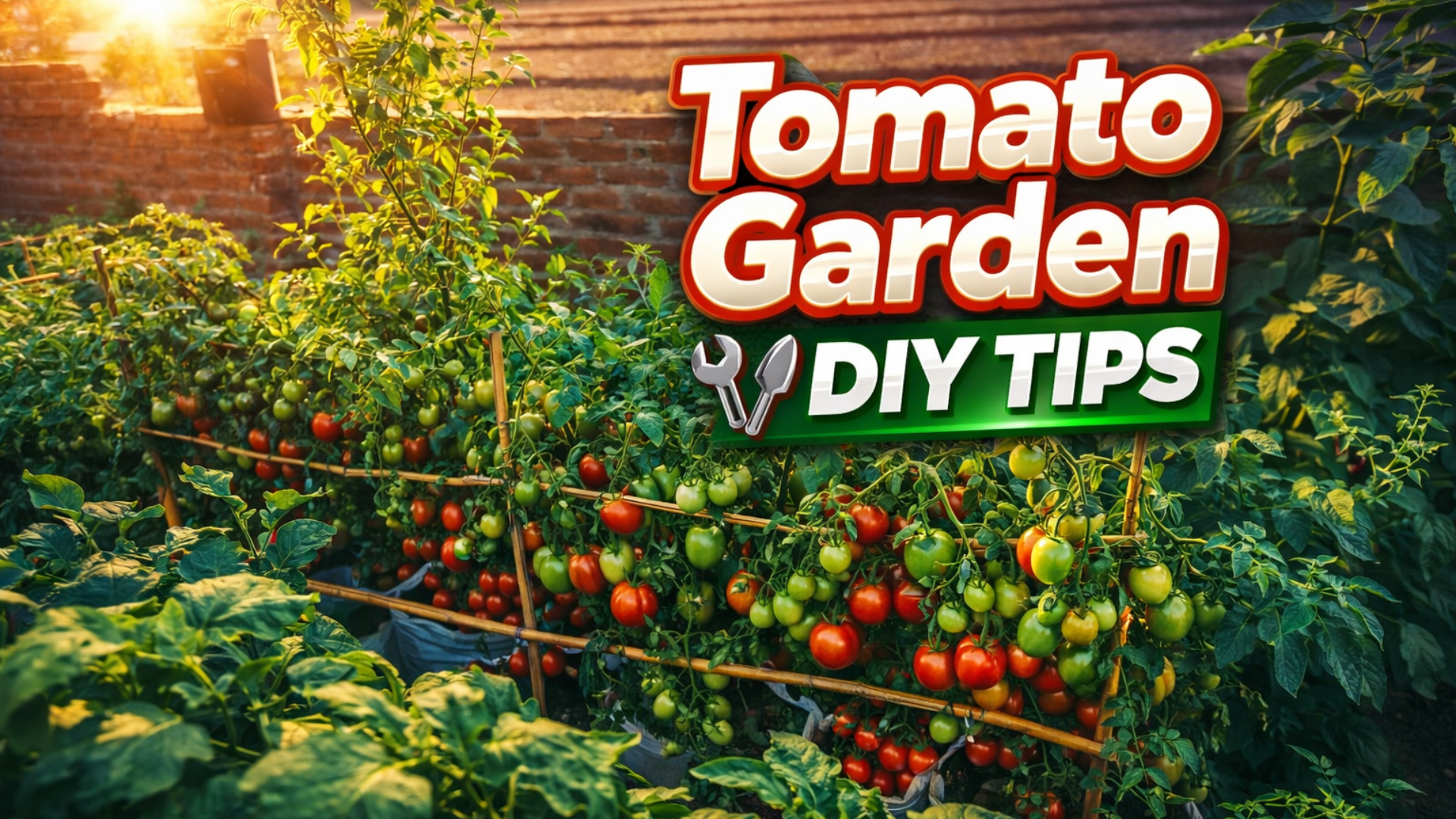 DIY tomato gardening inspiration | Tour and tips
