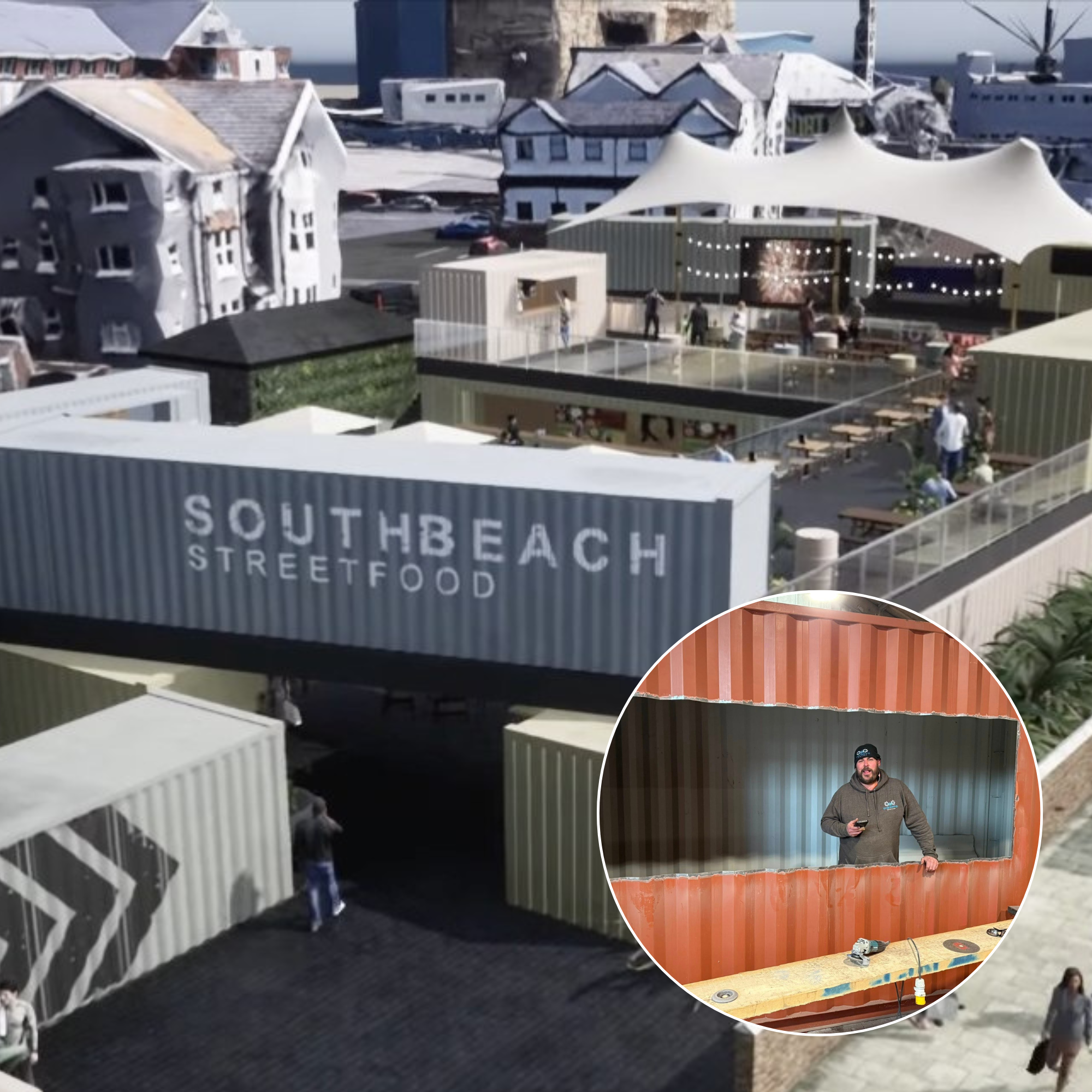 Blackpool's new South Beach street food venue takes a major step forward
