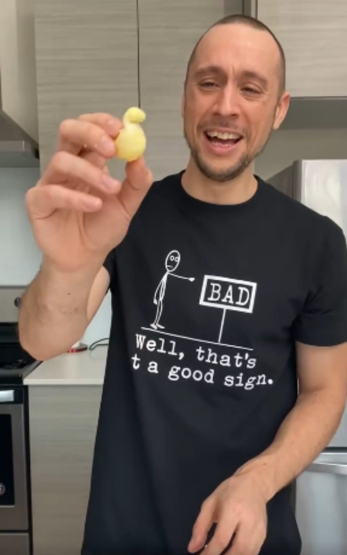 Scrambled eggs inside the shell — you have to see this