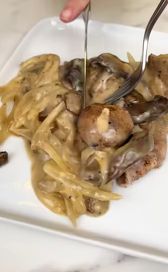 Smothered pork chops made easy in the crockpot