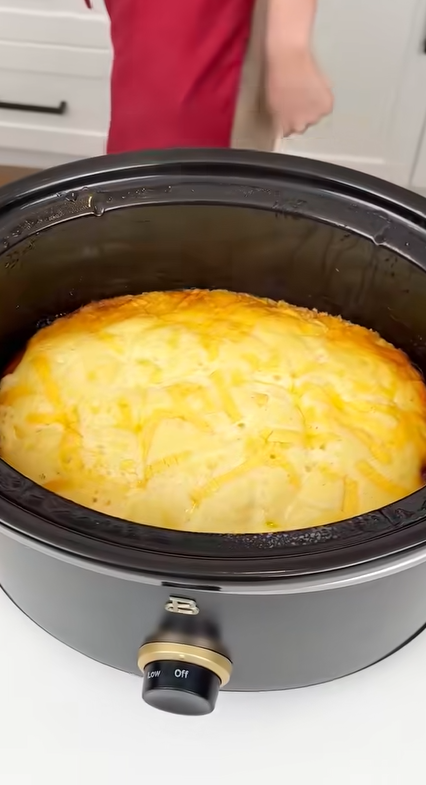 Meaty cornbread made right in the slow cooker