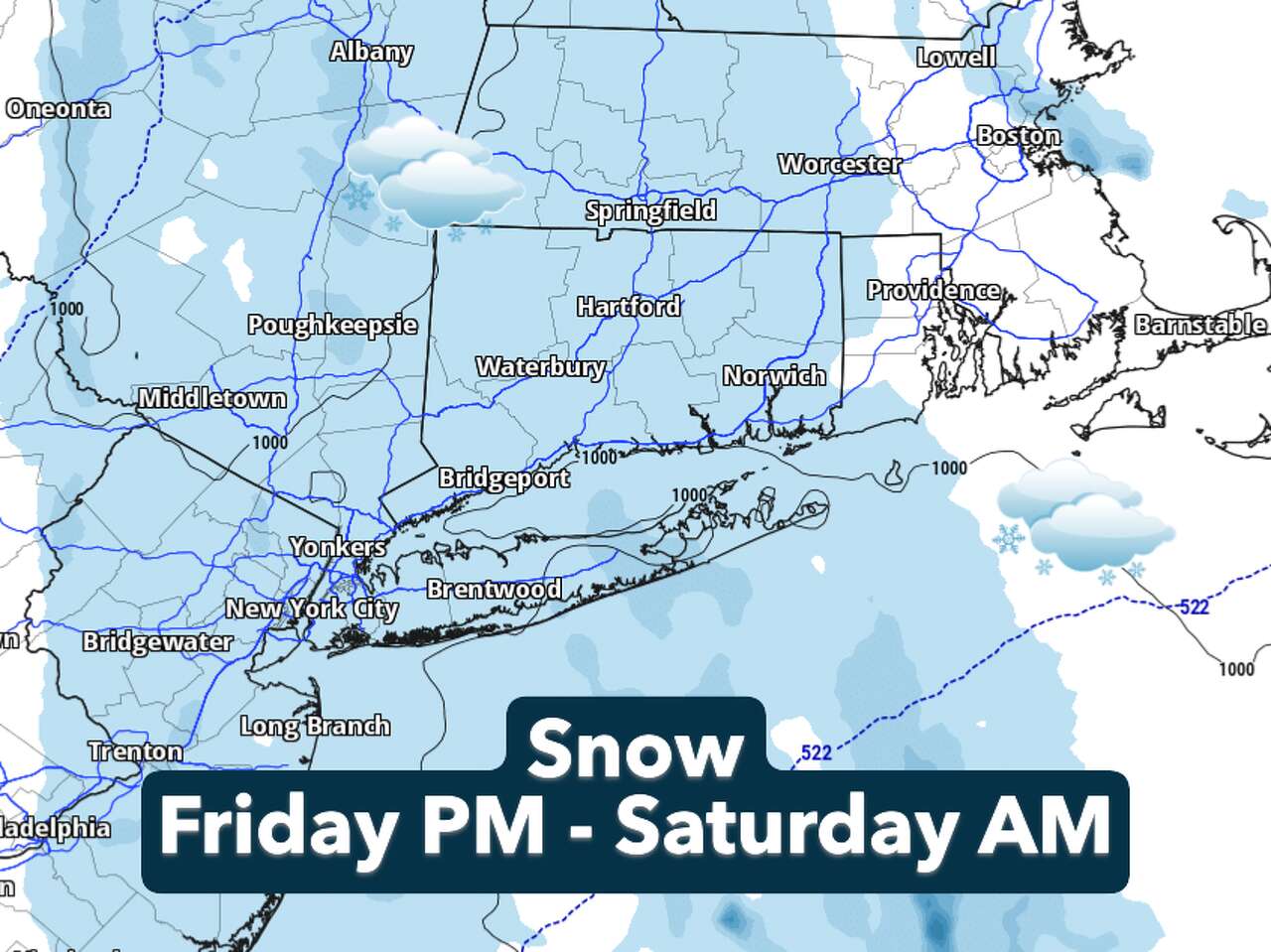 Calm Friday before extreme cold and some snow arrive in Connecticut ...