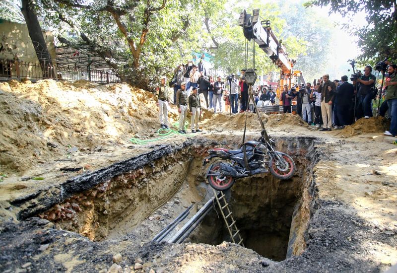Biker dies after falling into pit dug for Delhi Jal Board work, probe ...