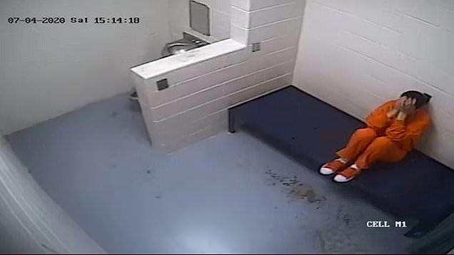 Ghislaine Maxwell seen inside her prison cell in Epstein files footage