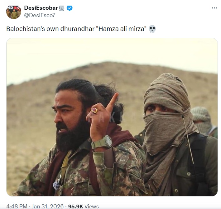 Internet spots Hamza in Balochistan: BLA attack clip has shades of ...