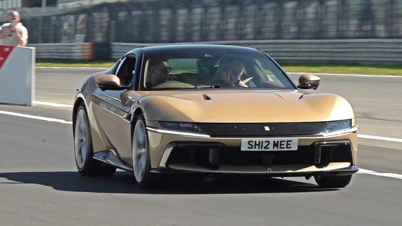 Hear the new Ferrari 12Cilindri revs and acceleration
