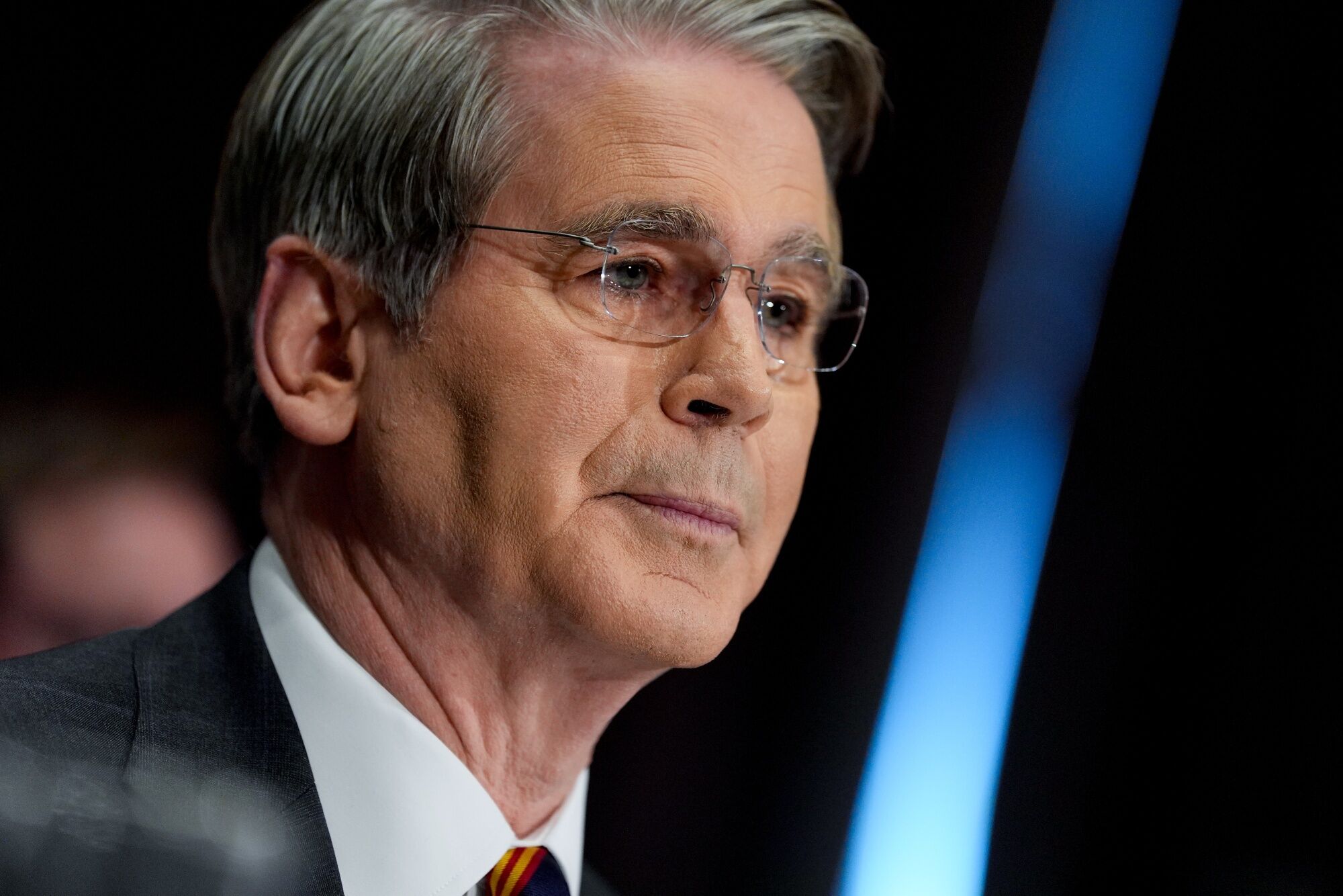 Bessent says it’s up to Trump on suing Warsh over interest rates