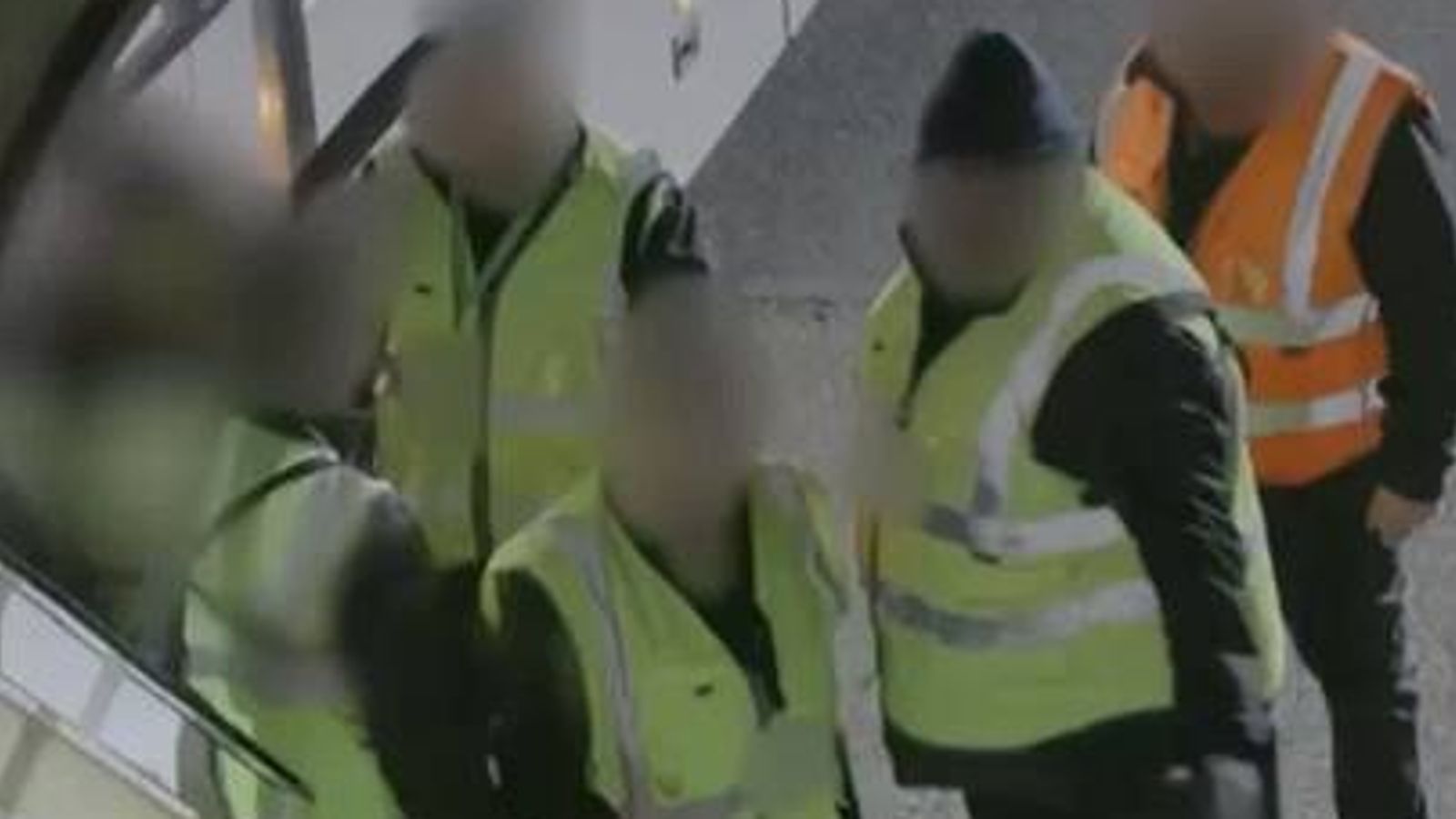 Deportation flight footage released