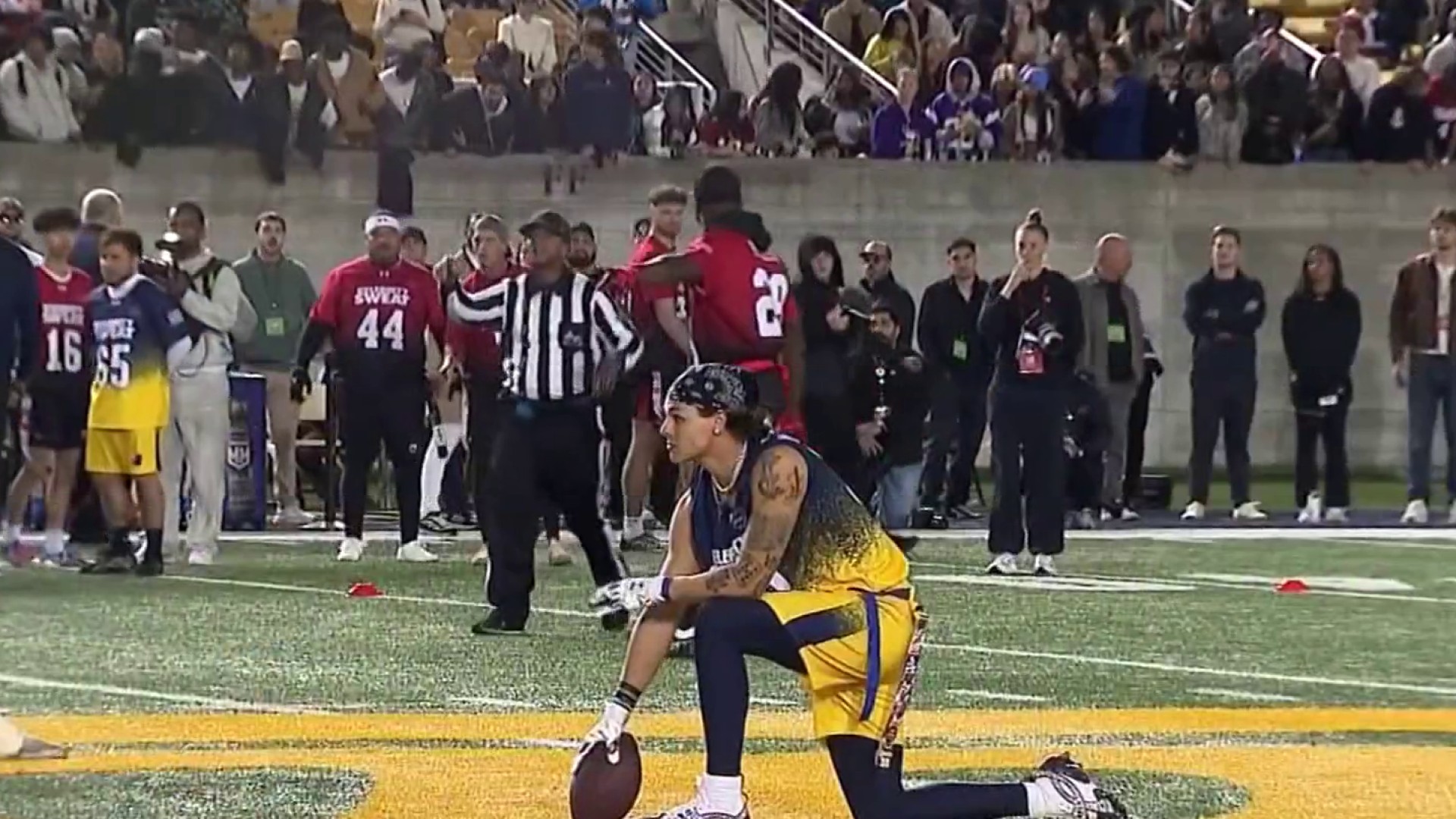 Celebrity flag football brings Super Bowl week fun to Berkeley