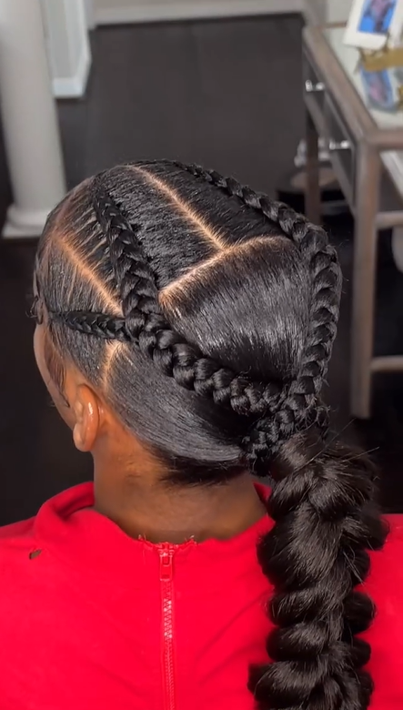 Braid it up because basic hair is boring