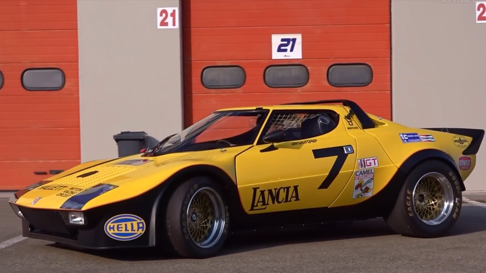 This classic Lancia racecar was rebuilt and driven again