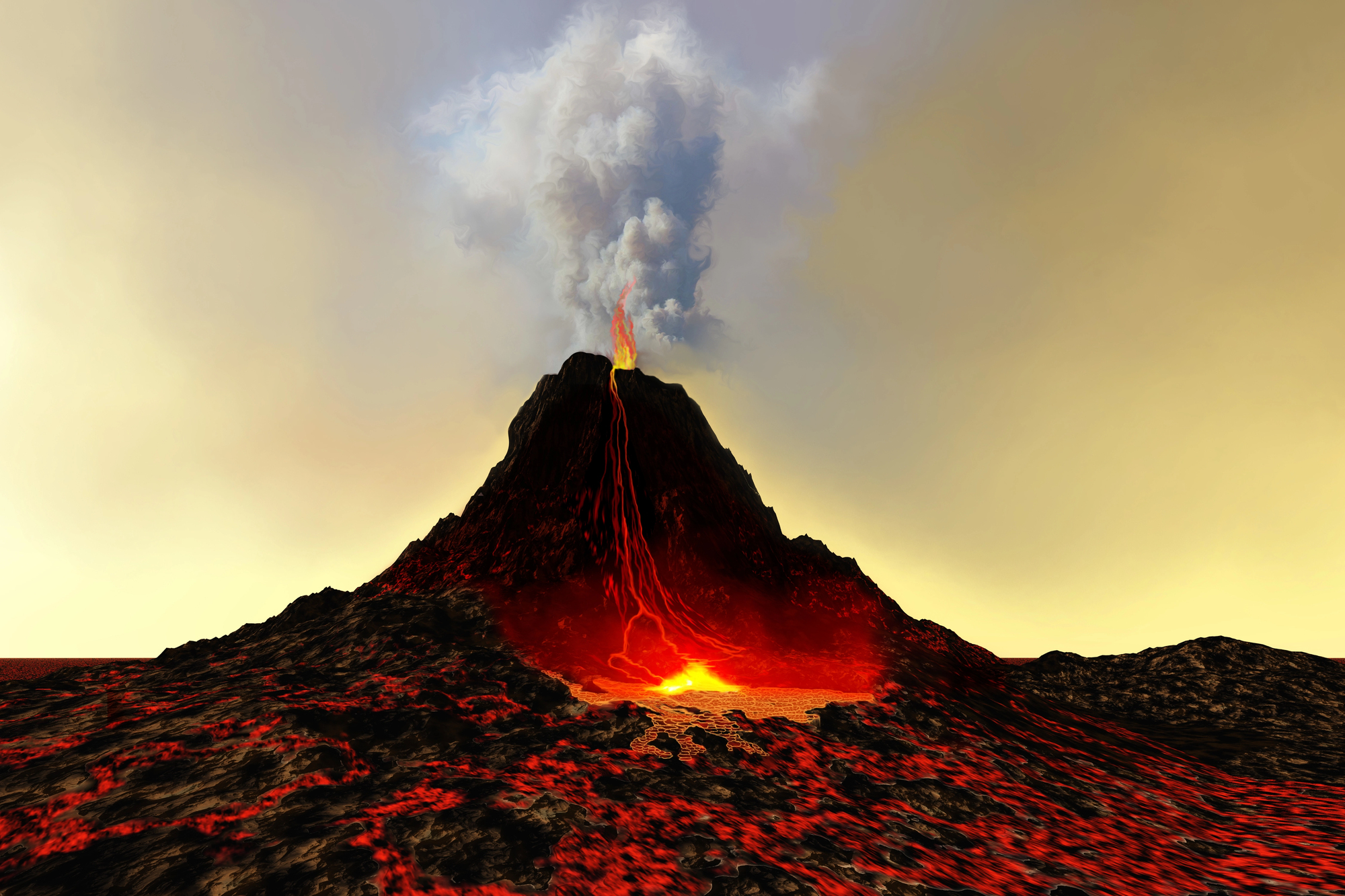 The most powerful volcanic eruptions in history
