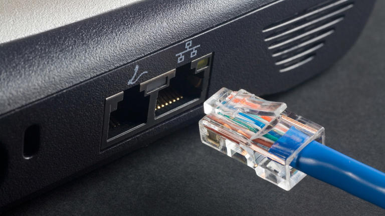 You can easily convert your old telephone wiring into an ethernet jack ...