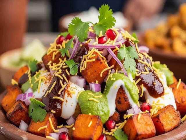 Delicious and nutritious sweet potato chaat recipe