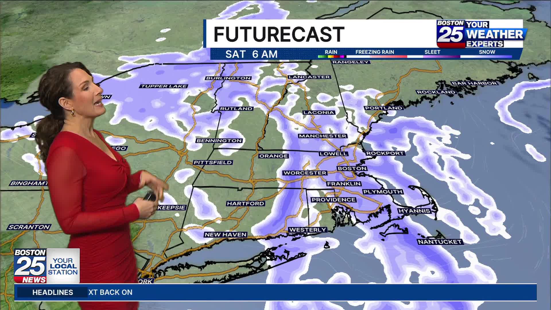 On your radar: New map shows how much snow could fall in Mass. this weekend