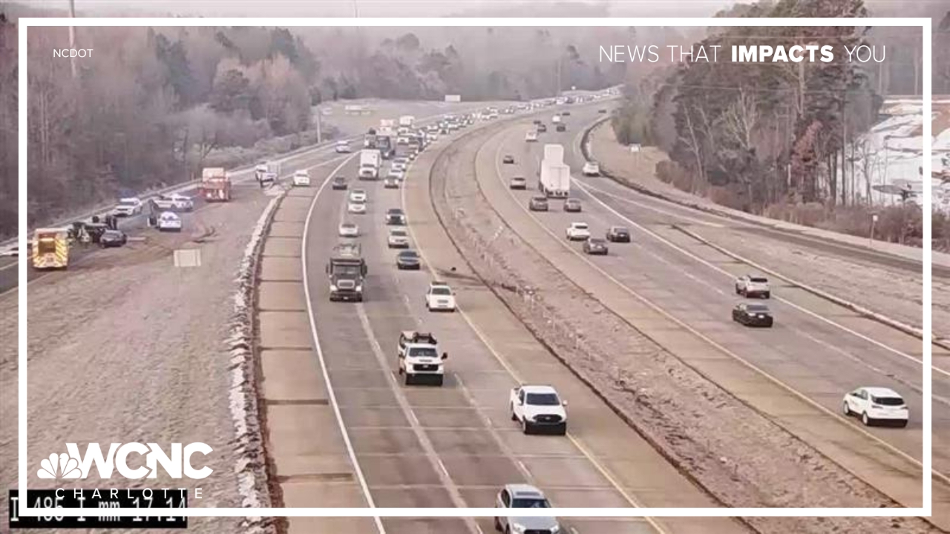 I-485 ramp closed after deadly crash