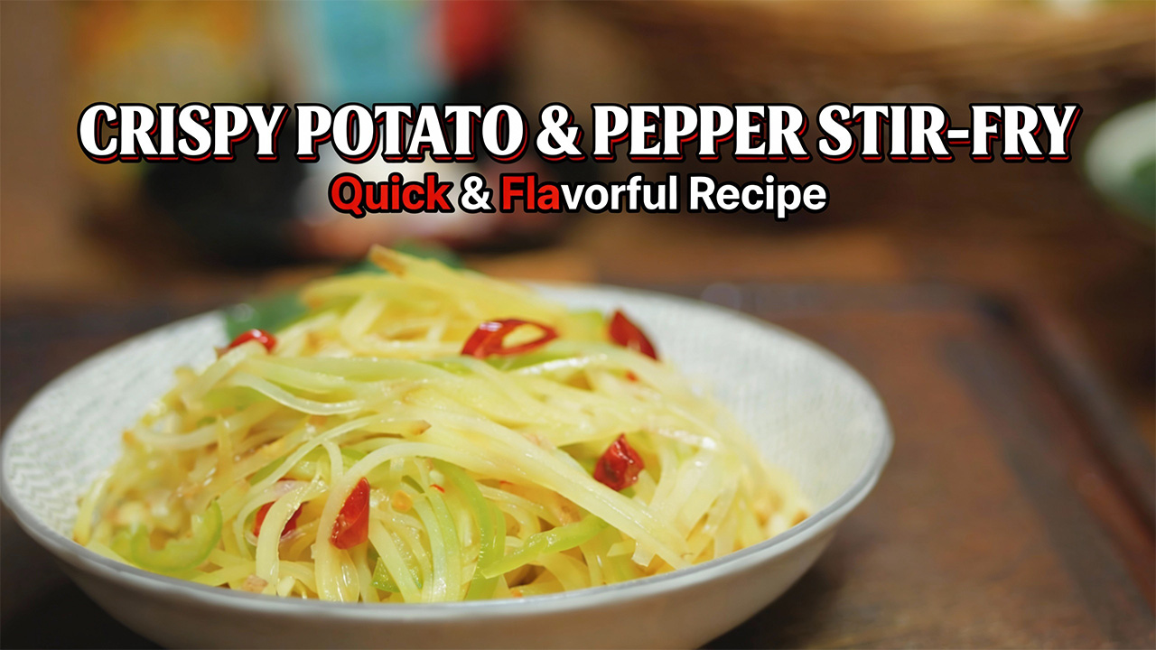Chinese shredded potato recipe: Easy, crispy & full of authentic flavour