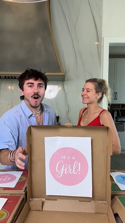A very sweet and emotional gender reveal moment