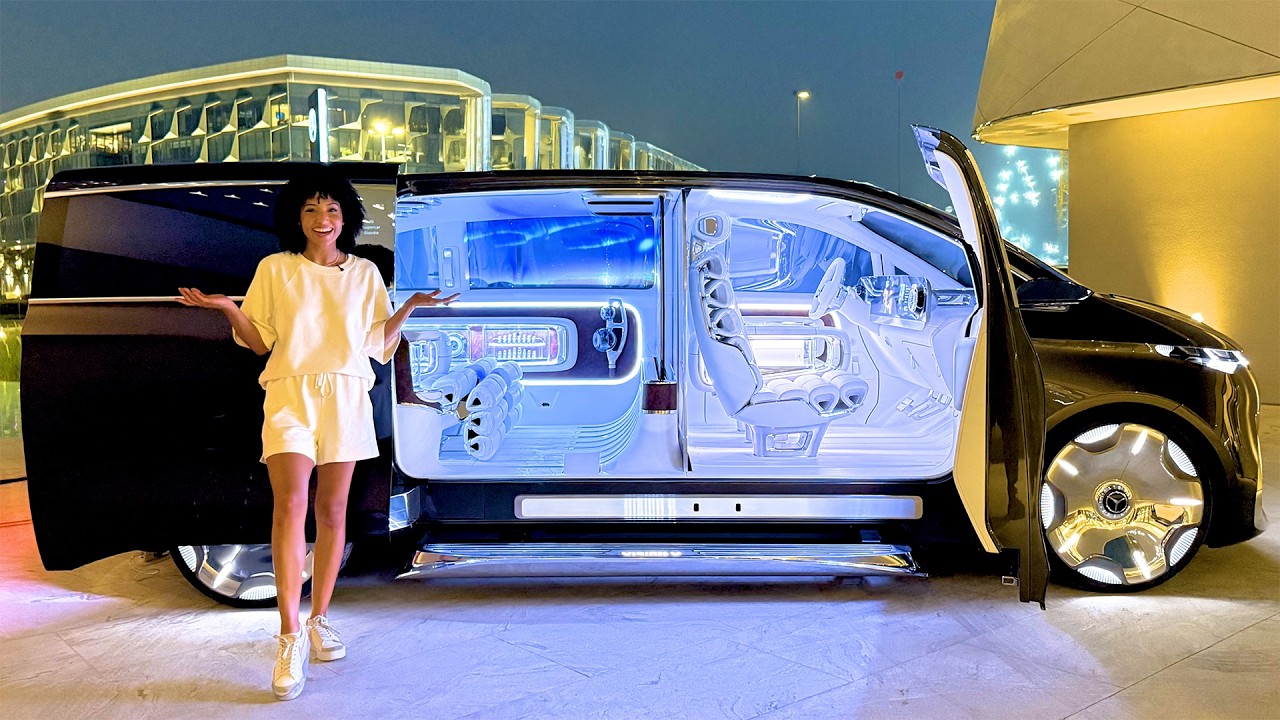 How the Mercedes Vision V turns a van into first-class luxury with a 65 ...