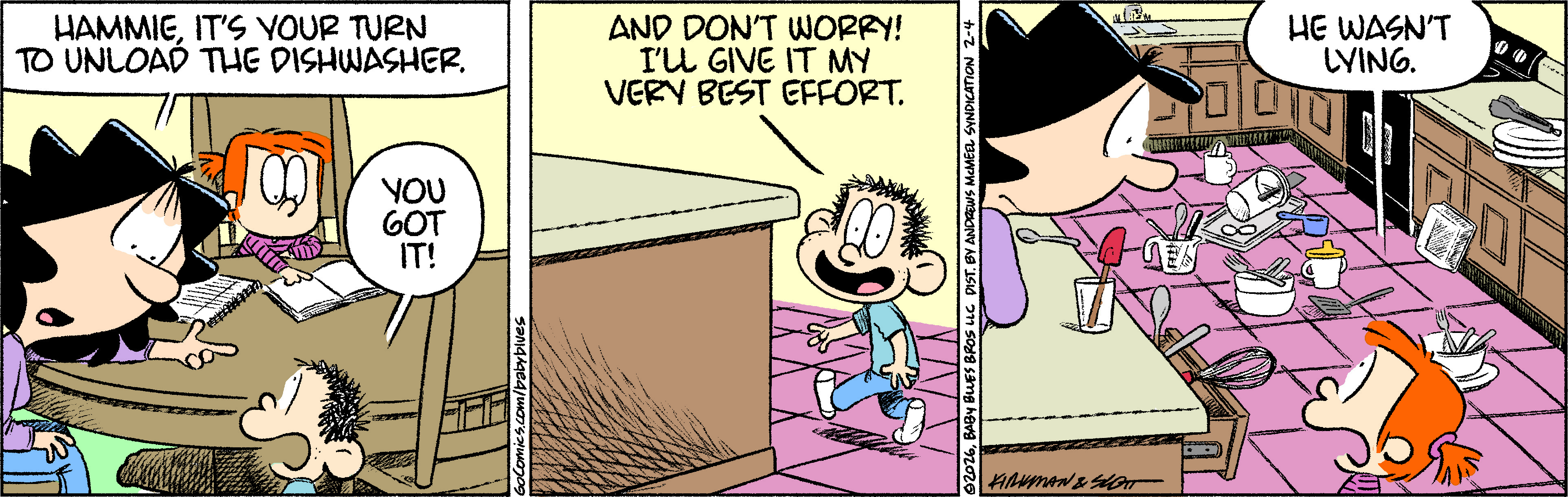 Baby Blues by Rick Kirkman and Jerry Scott