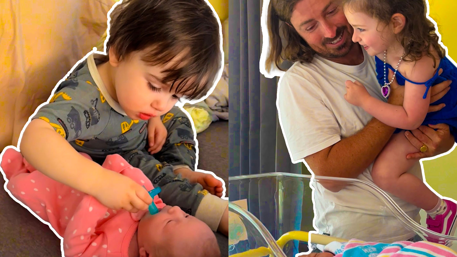 Kids’ priceless reactions to meeting their newborn siblings — pure joy ...