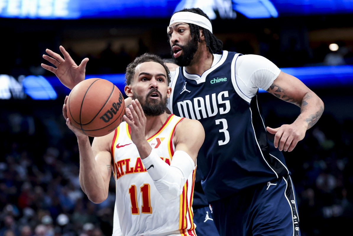 Trae Young's message to Anthony Davis includes throwback photo