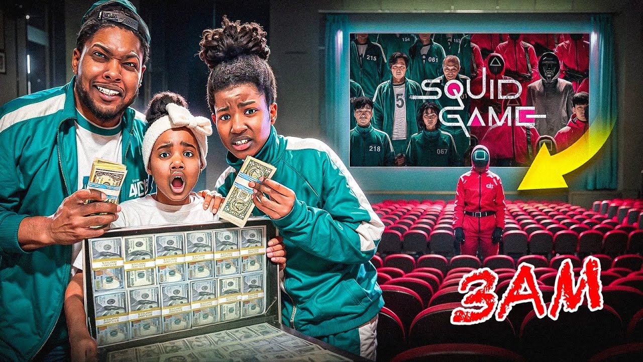 The squid game man made us play squid games at 3 AM