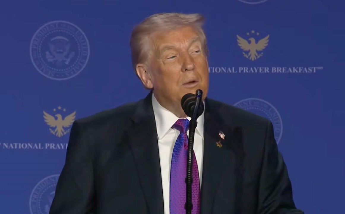 Trump talks heaven, ICE raids at prayer breakfast
