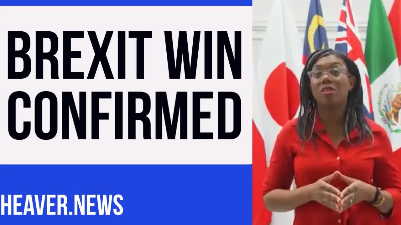 UK confirms massive Brexit win