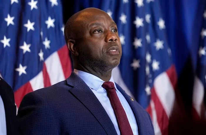Tim Scott calls on Trump to remove Obama monkey video he reposted ...