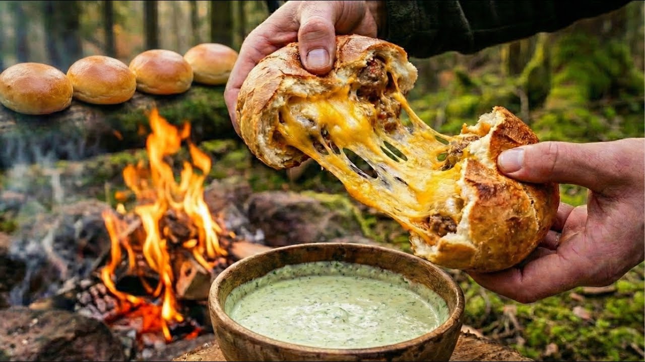 What happens when you toast the bread by flame and the cheese goes full ...
