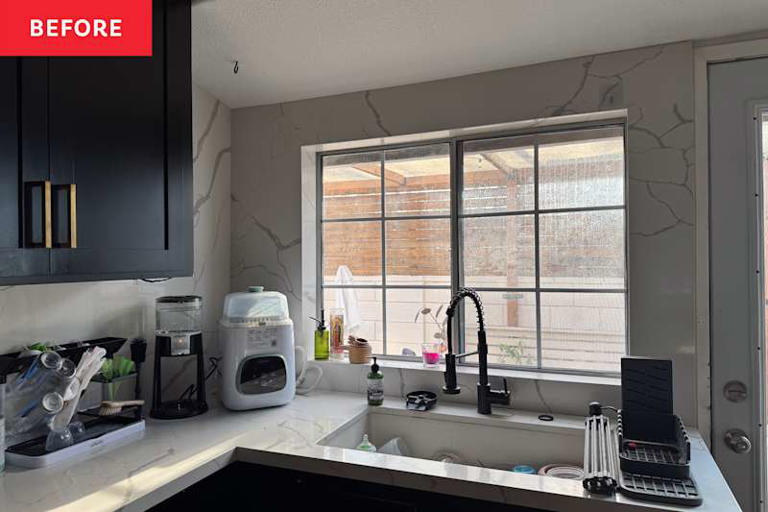 I put a curtain rod on my ceiling, and it was the smartest storage hack ...