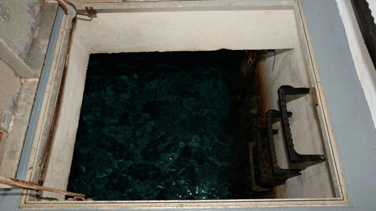 Epstein files photo shows trapdoor opening to water. Here's its likely ...