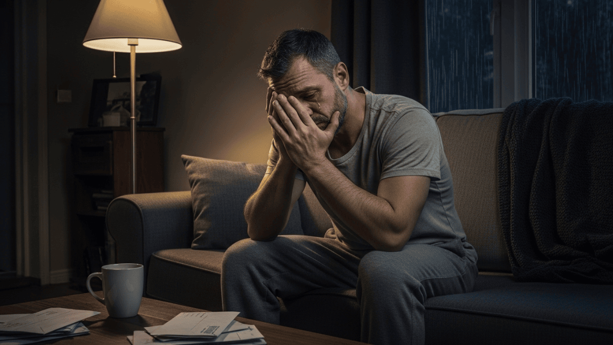 Why do men hide their feelings and sadness: I'm not crying