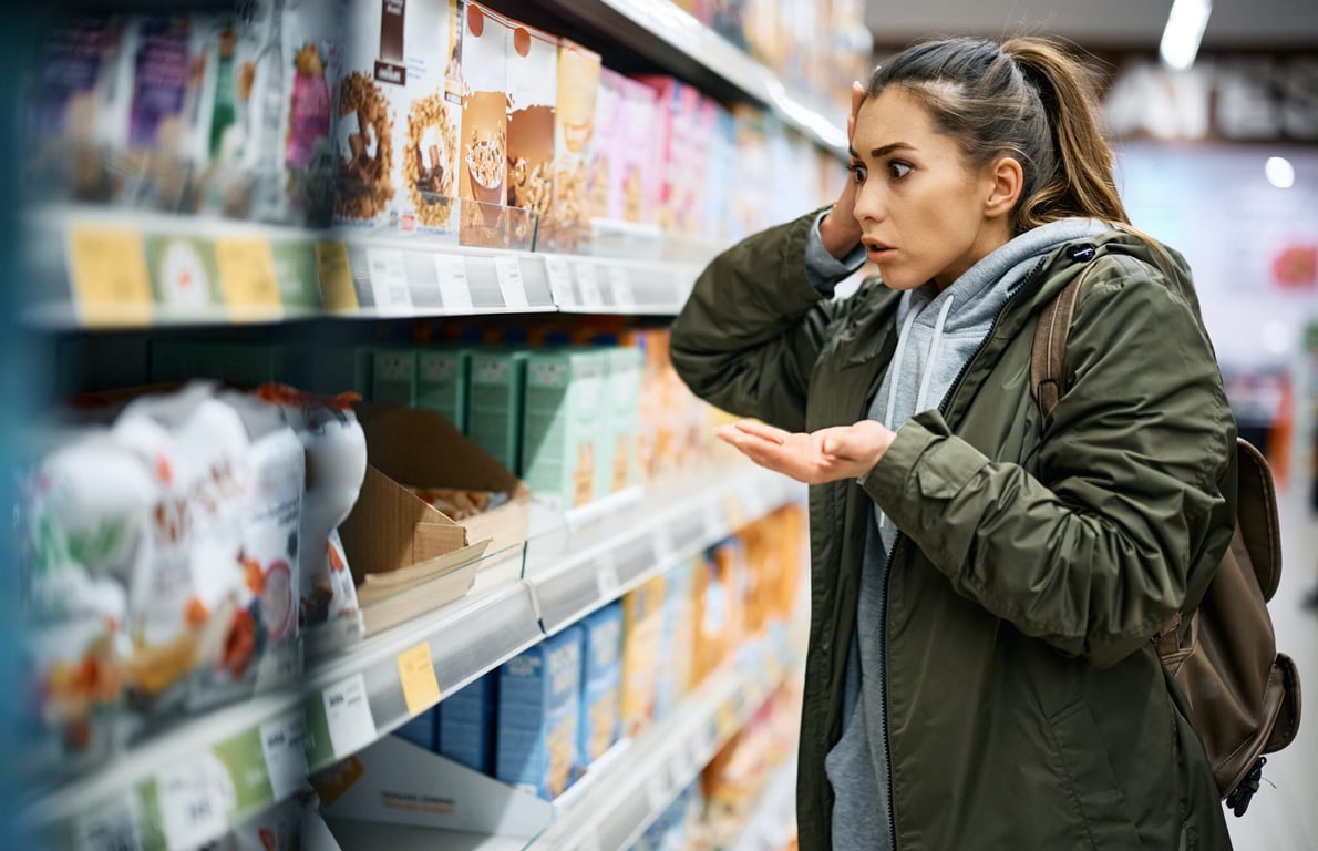 20 grocery store items that have skyrocketed to record prices since 2020