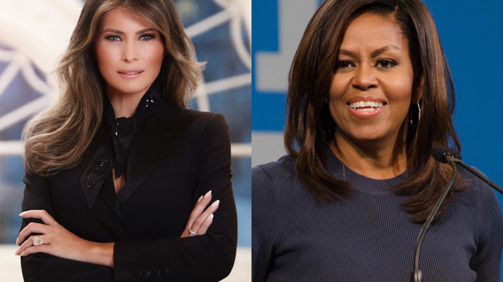 Michelle Obama sees 13,000% viewing spike as Melania debuts to poor ...