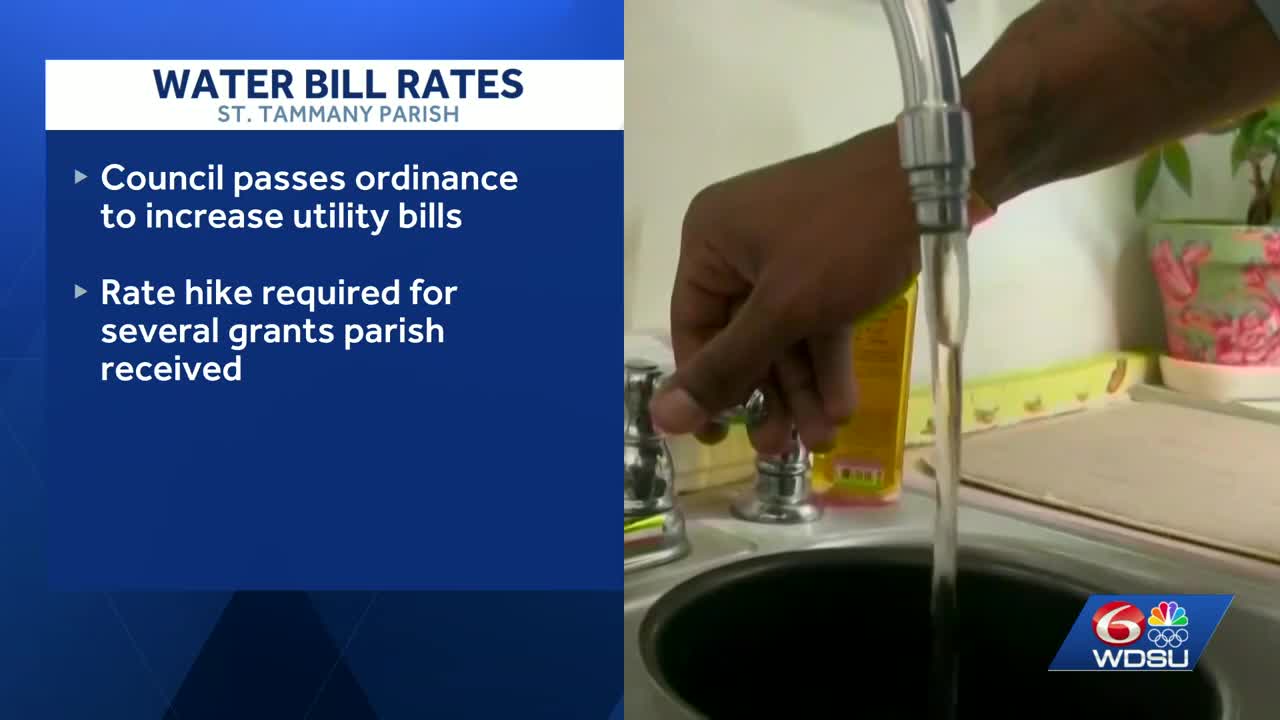 St. Tammany Parish council approves utility rate hike
