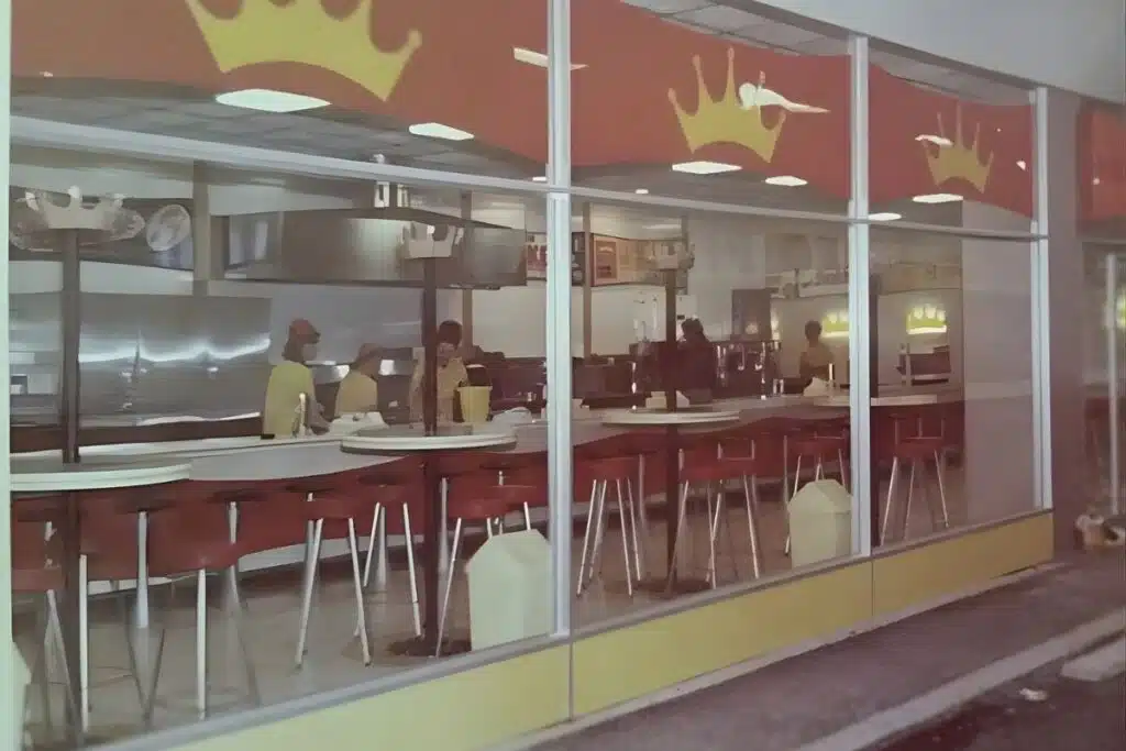 Inside the original Burger King that looks nothing like today’s version
