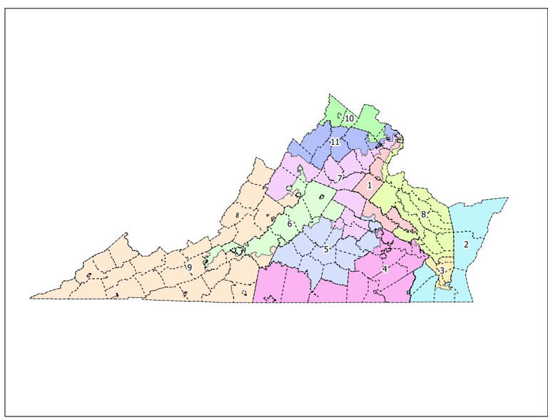 Democrats release proposed Virginia redistricting map