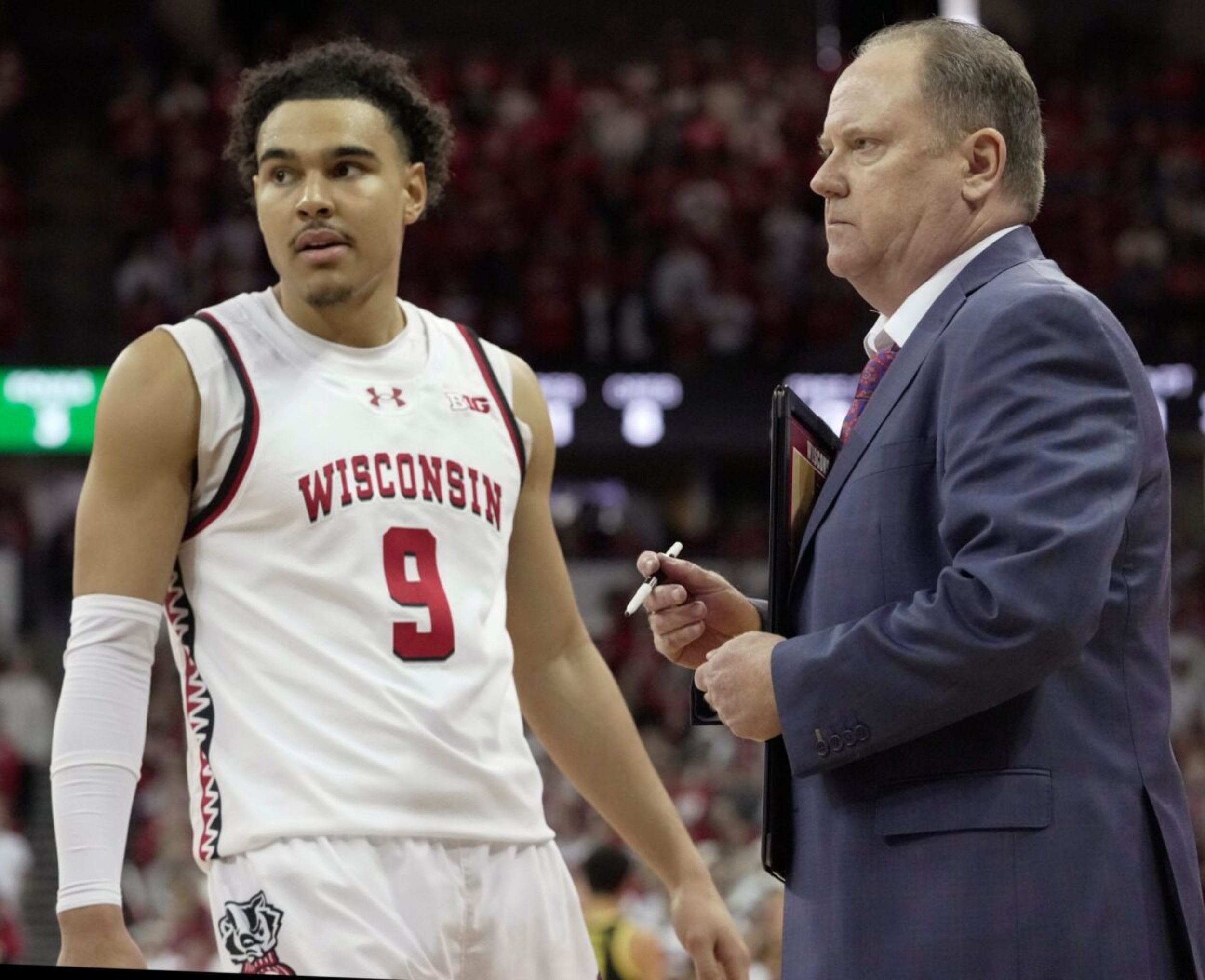 Ex-Wisconsin Badgers star gets welcome from Celtics after chaotic NBA ...