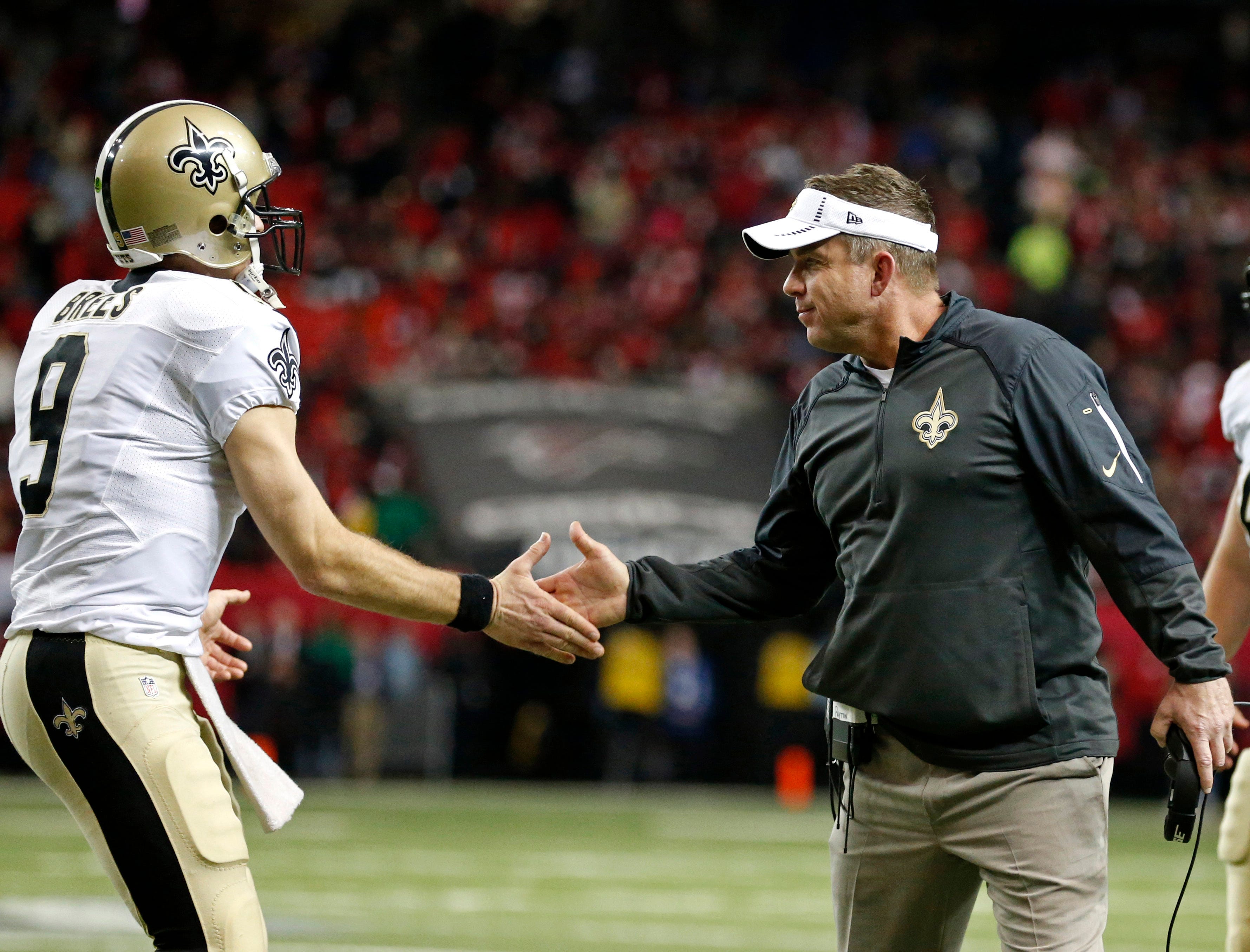 Sean Payton reacts to Drew Brees reaching Hall of Fame