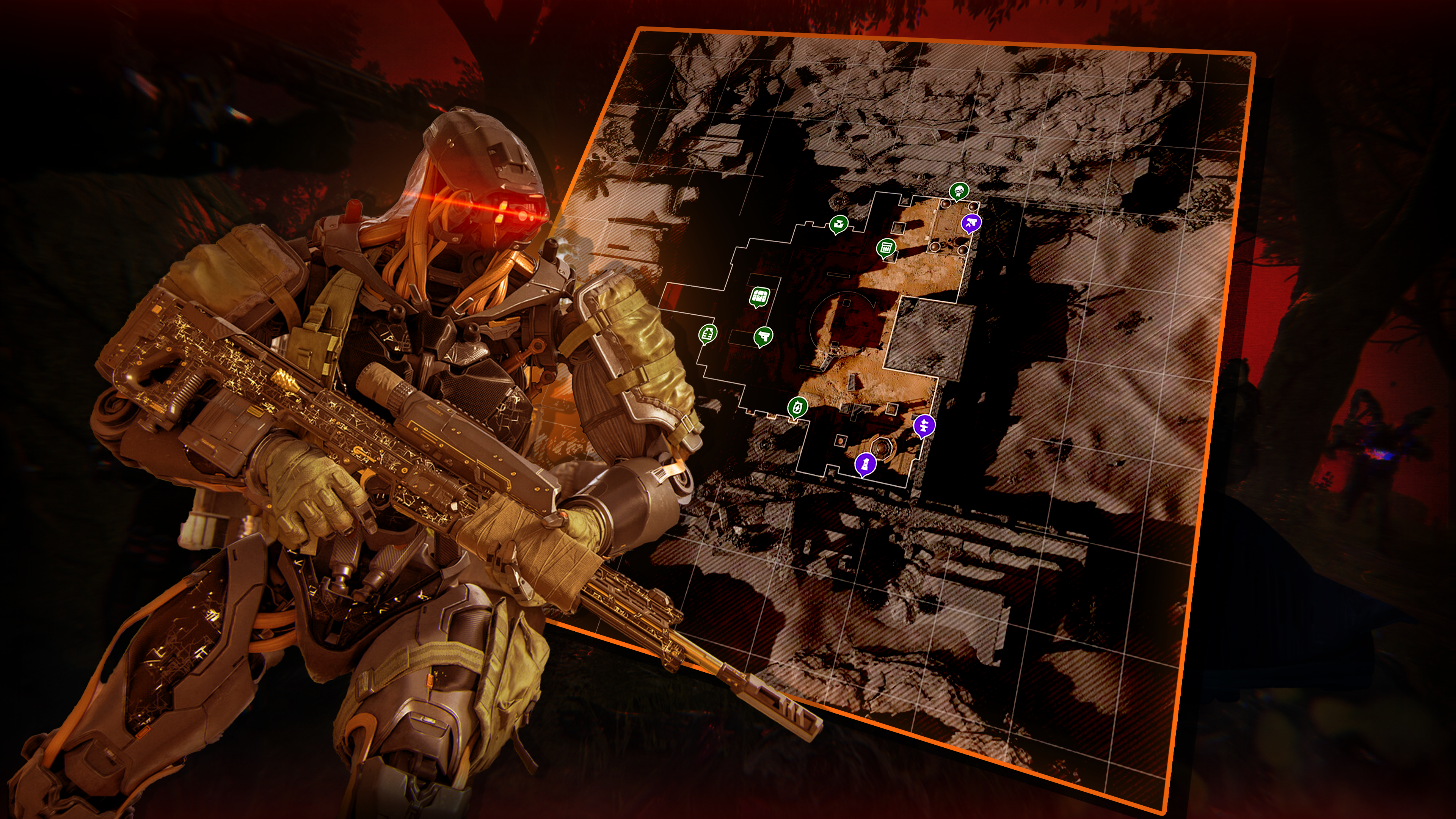Mars interactive map - CoD: Black Ops 7 zombies