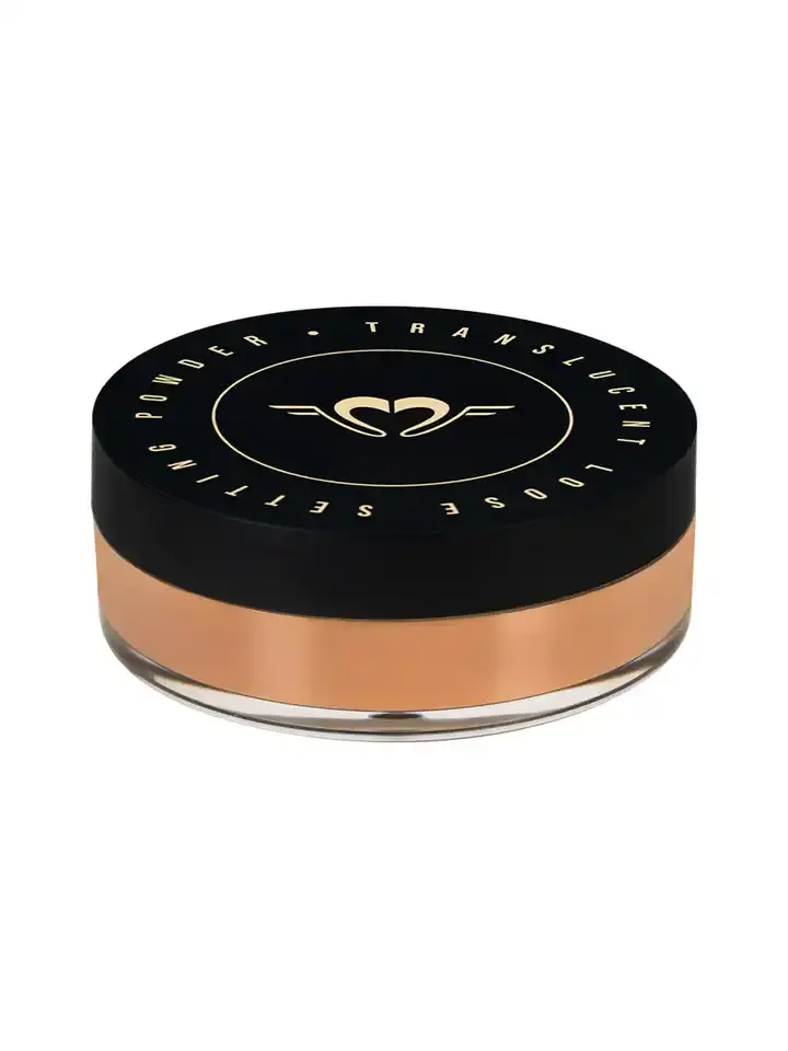 Loose setting powders for a flawless finish