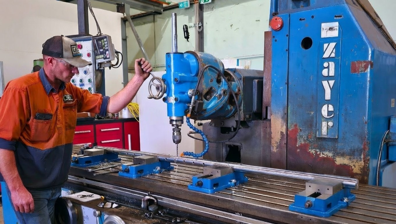 The ultimate test for our milling & drilling attachment