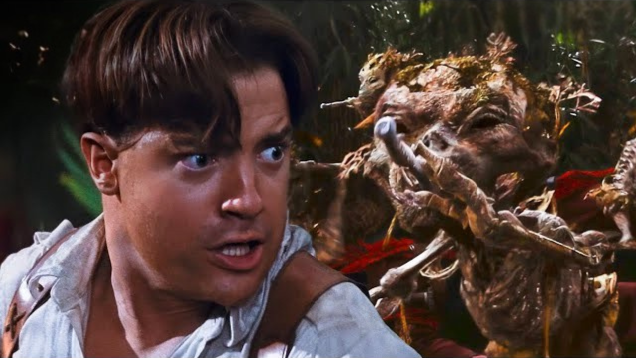 Pygmy marmosets attack the jungle camp (full scene) - The Mummy Returns
