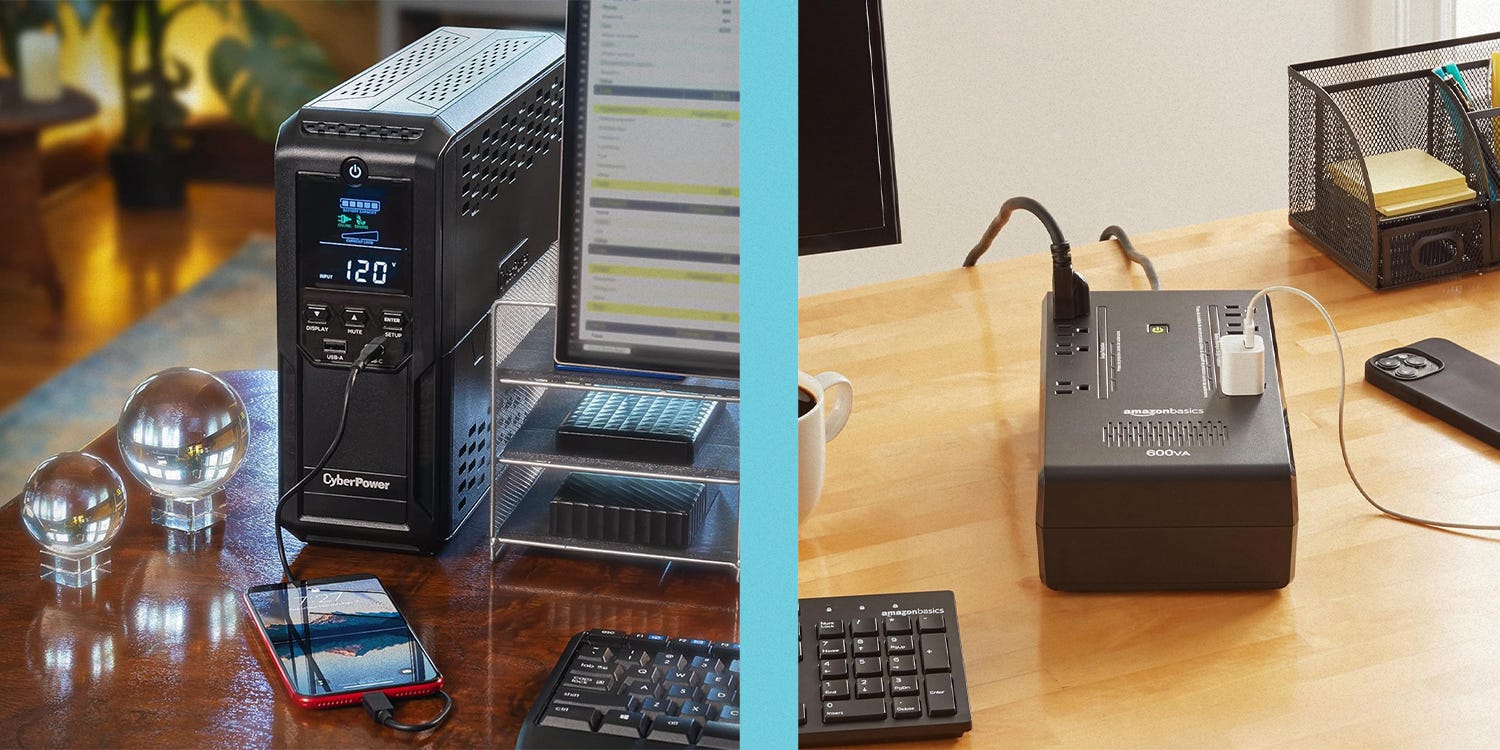 These UPS battery backups do a lot more than a regular surge protector