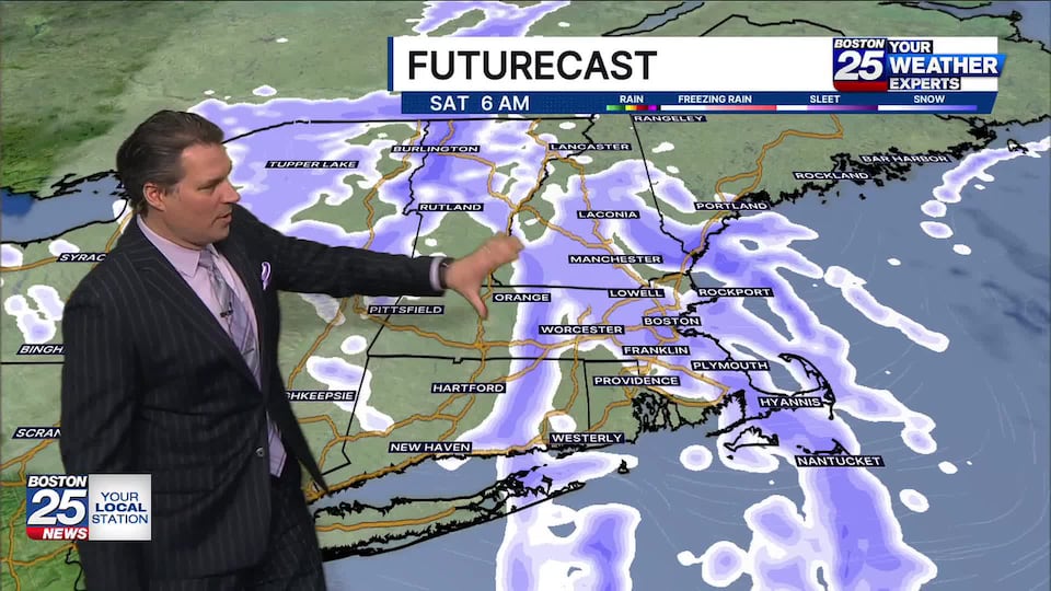 Boston 25 weather: Friday early afternoon forecast