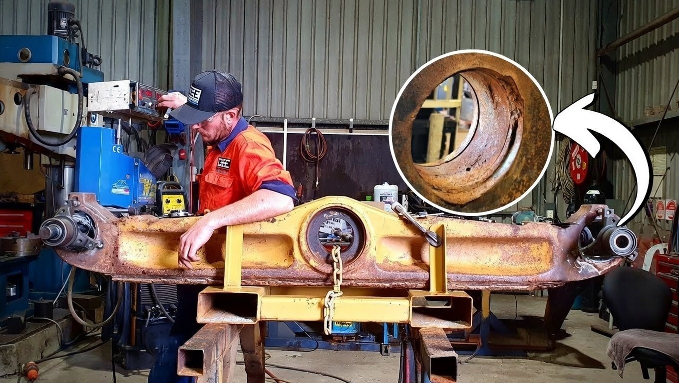 Dozer equalizer bar restoration