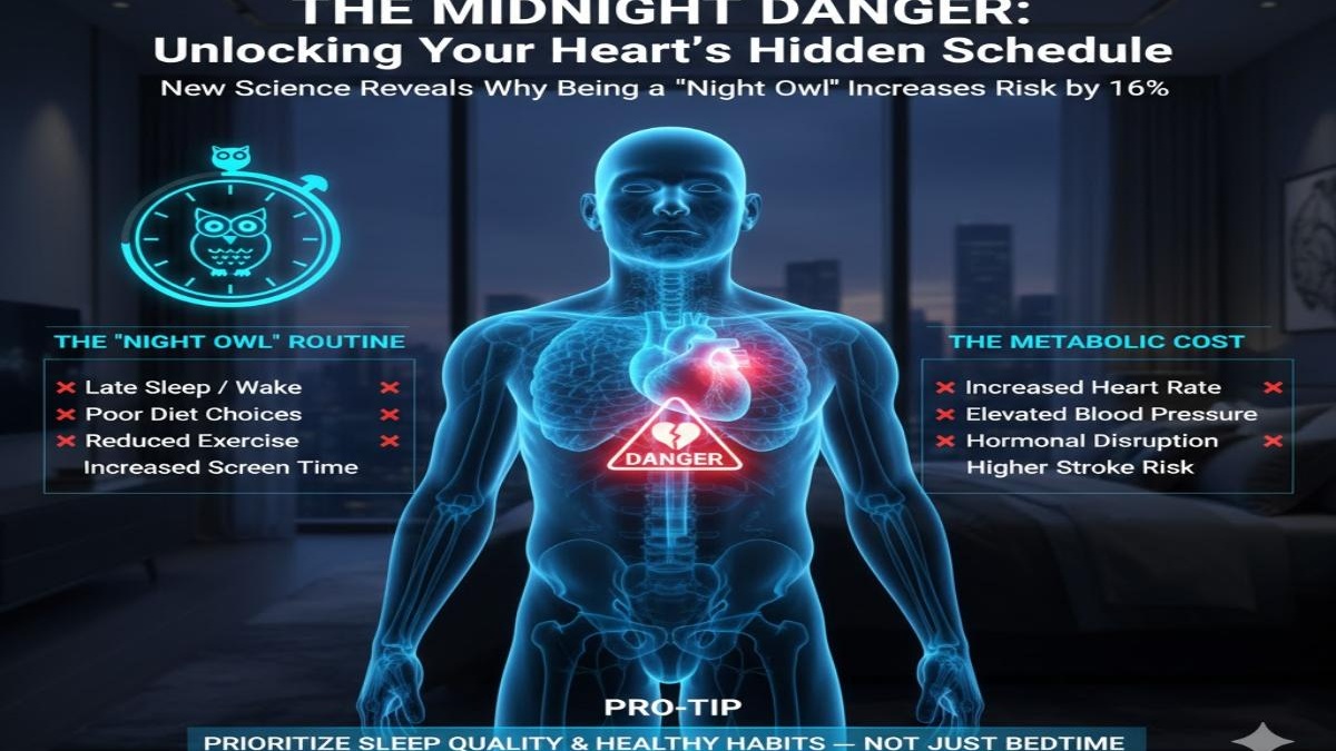 The midnight danger: New study links late-night habits to a 16% higher ...